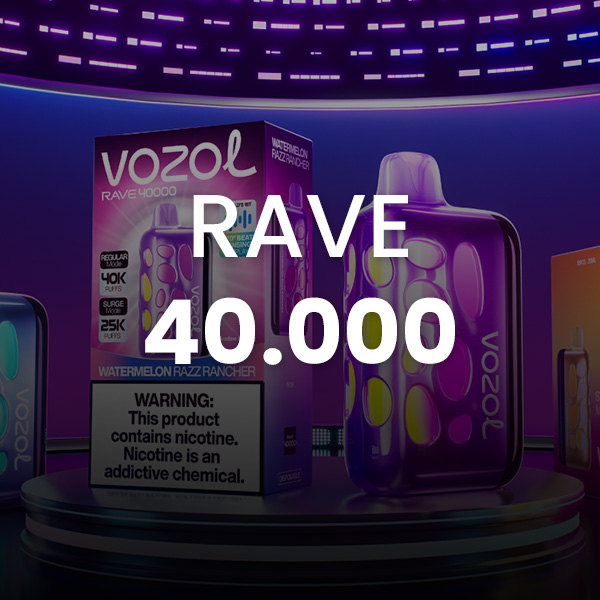 Vozol Rave 40000 Aromaları ve Fiyatları | Vozol Premium